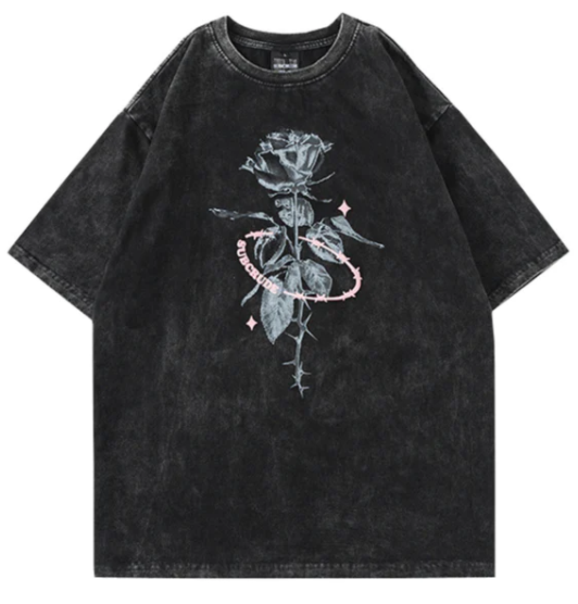 Get your hands on the thorn rose T shirt and express your love for ...