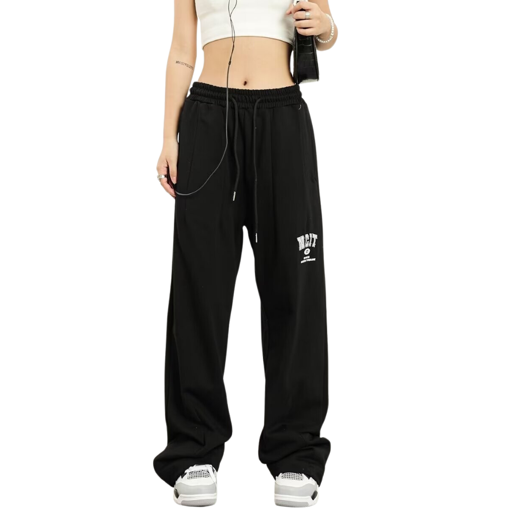 Women's Minimalist Lettering Sweatpants – AokLok (Kclot)