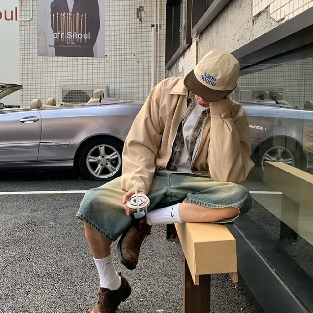 Wasteland Style Denim Shorts – AokLok (Kclot)