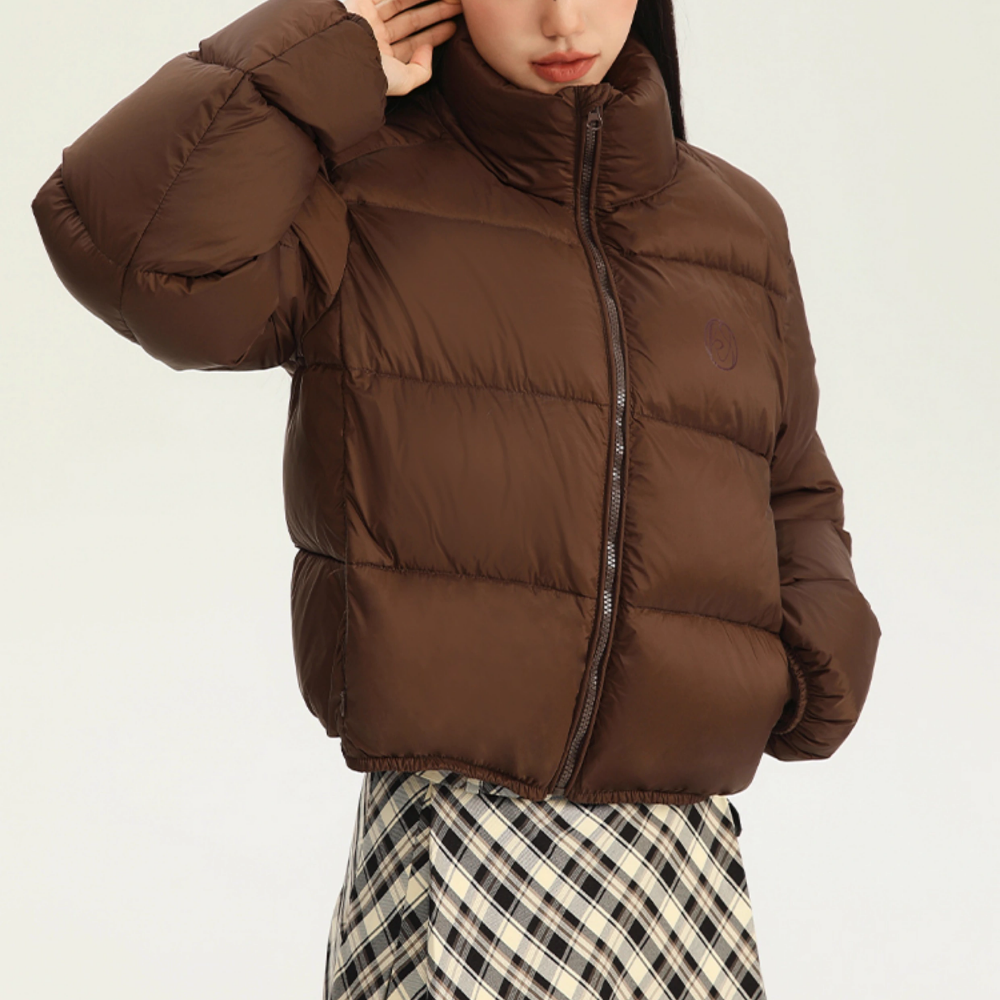 Women's Simple Cropped Down Jacket – AokLok (Kclot)