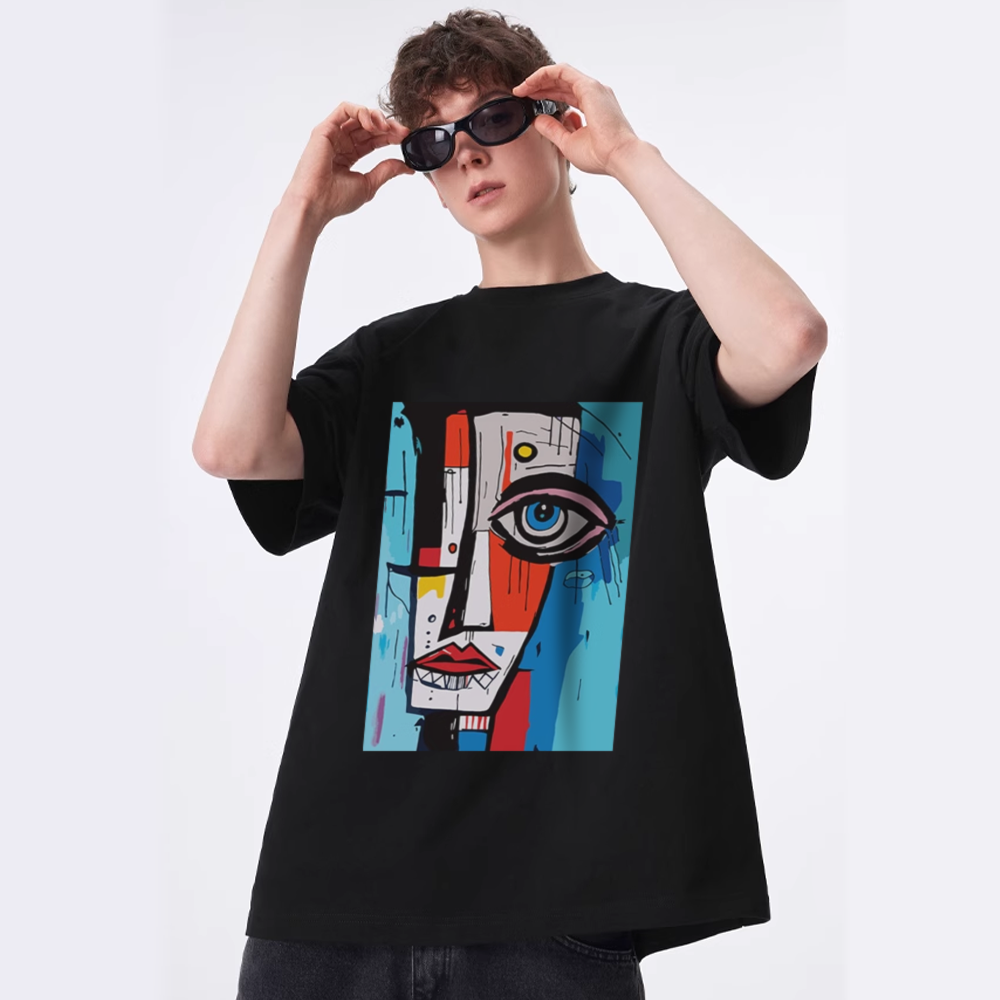 Abstract Face Painting T-Shirt – AokLok (Kclot)