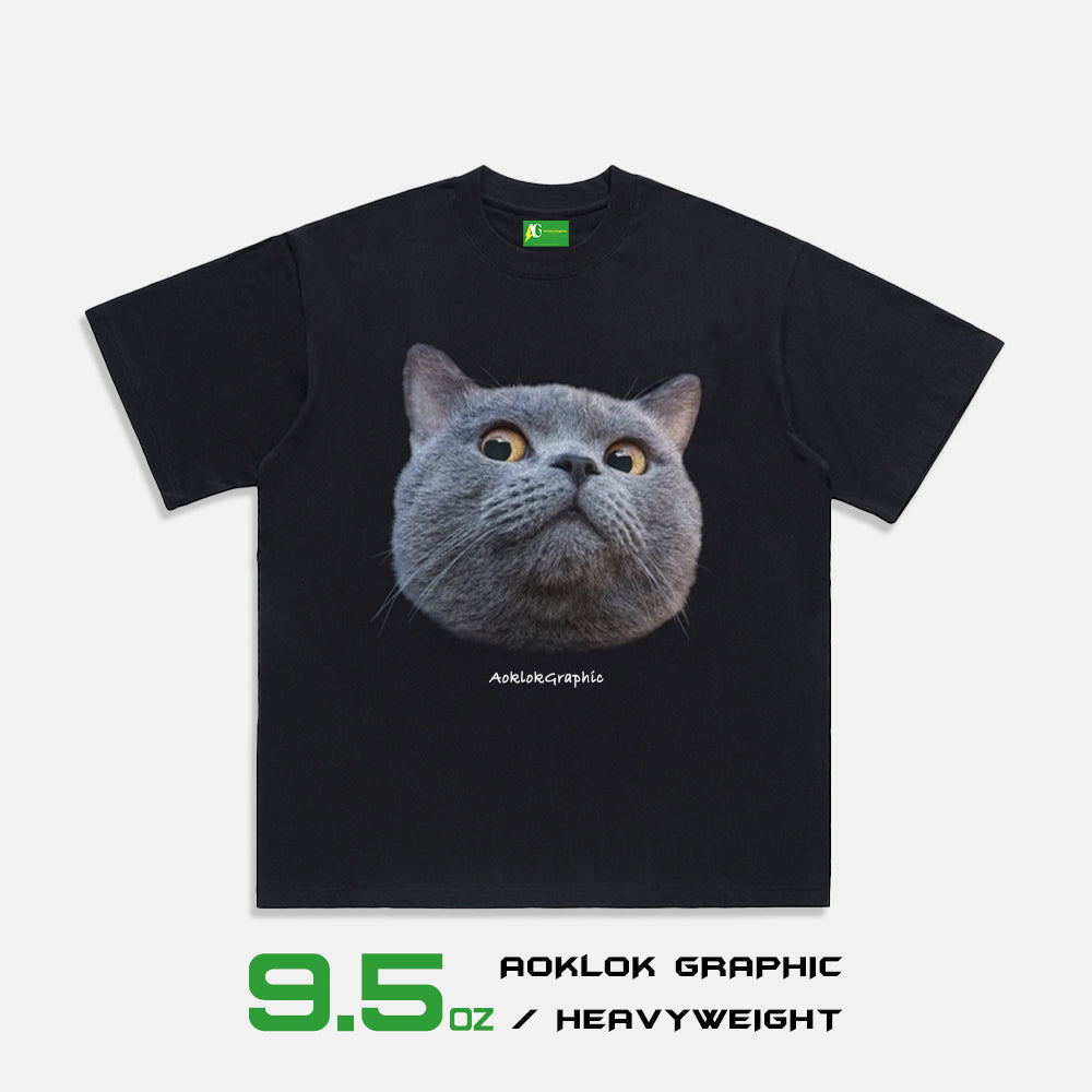AG®Slant-eyed cat T-Shirt – AokLok (Kclot)