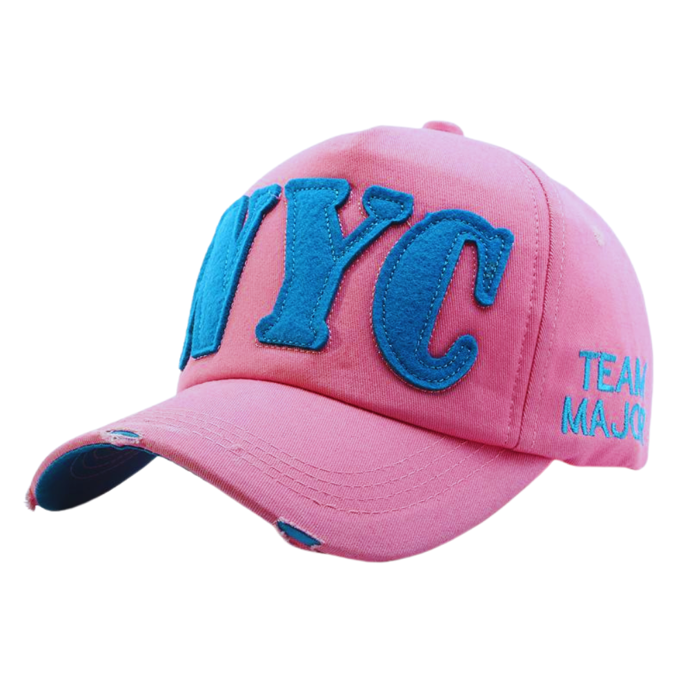 Distressed Street Baseball Cap With Embroidered Letters – AokLok (Kclot)