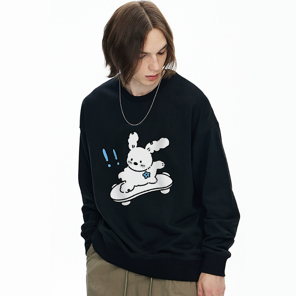 Skateboard Bunny Sweatshirt – AokLok (Kclot)