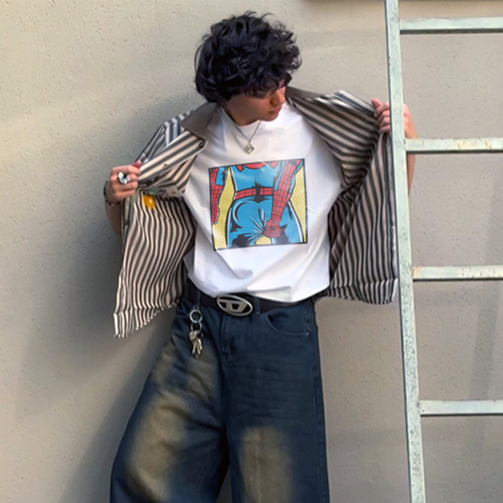 Spiderman Funny Back View T-Shirt – AokLok (Kclot)