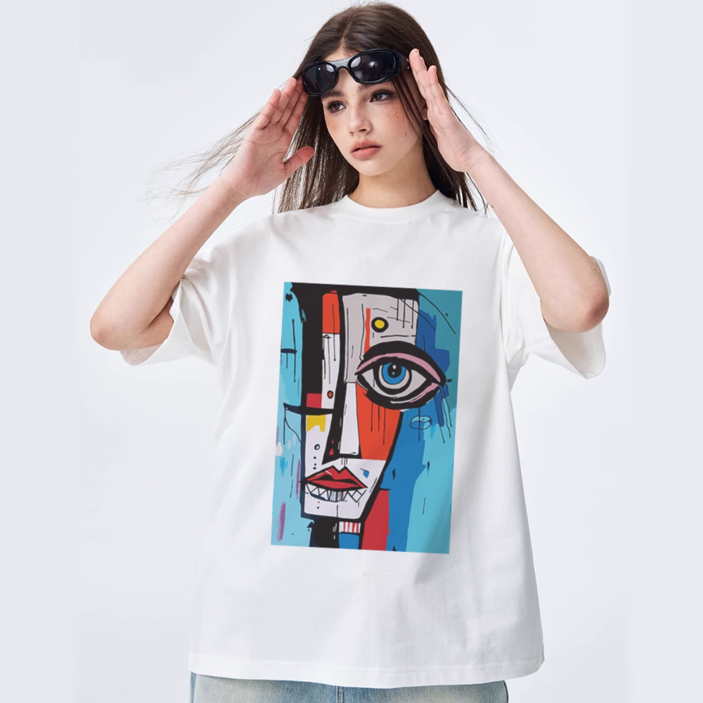 Abstract Face Painting T-Shirt – AokLok (Kclot)