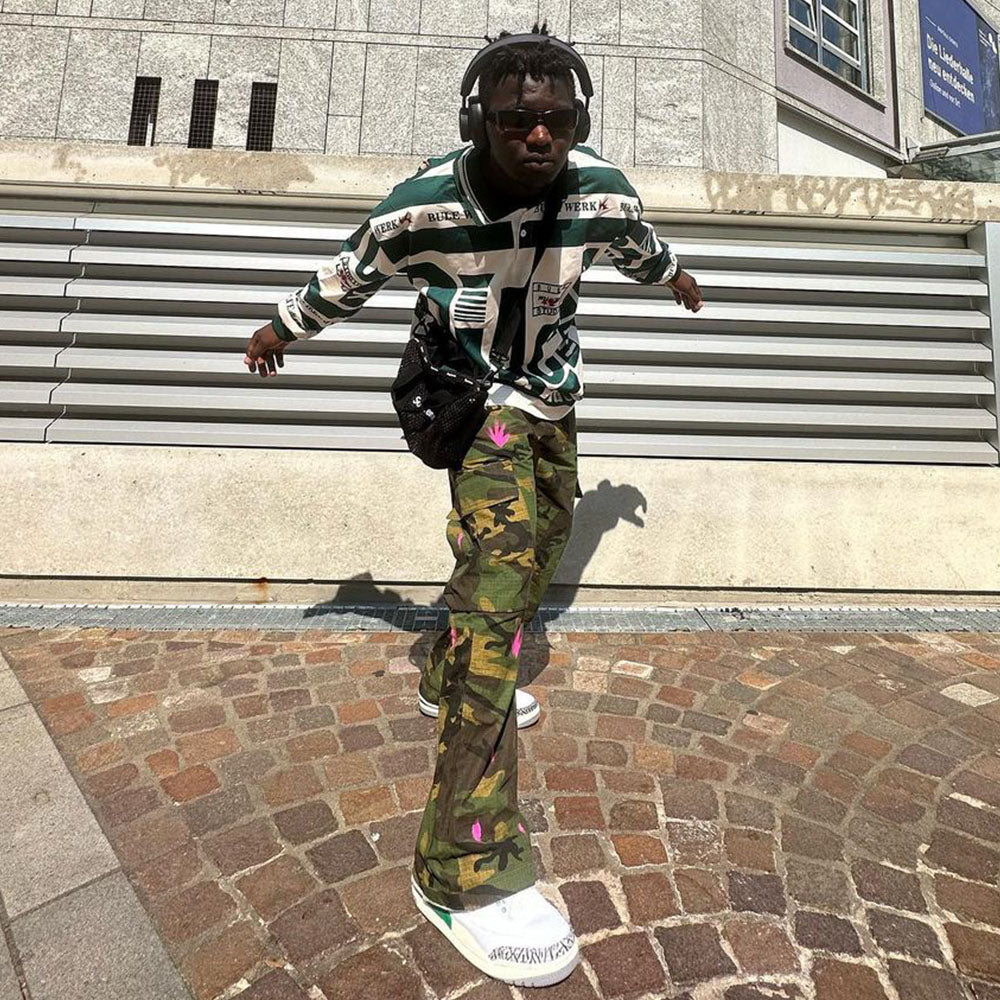 Urban Street Camouflage Splash Jeans – AokLok (Kclot)