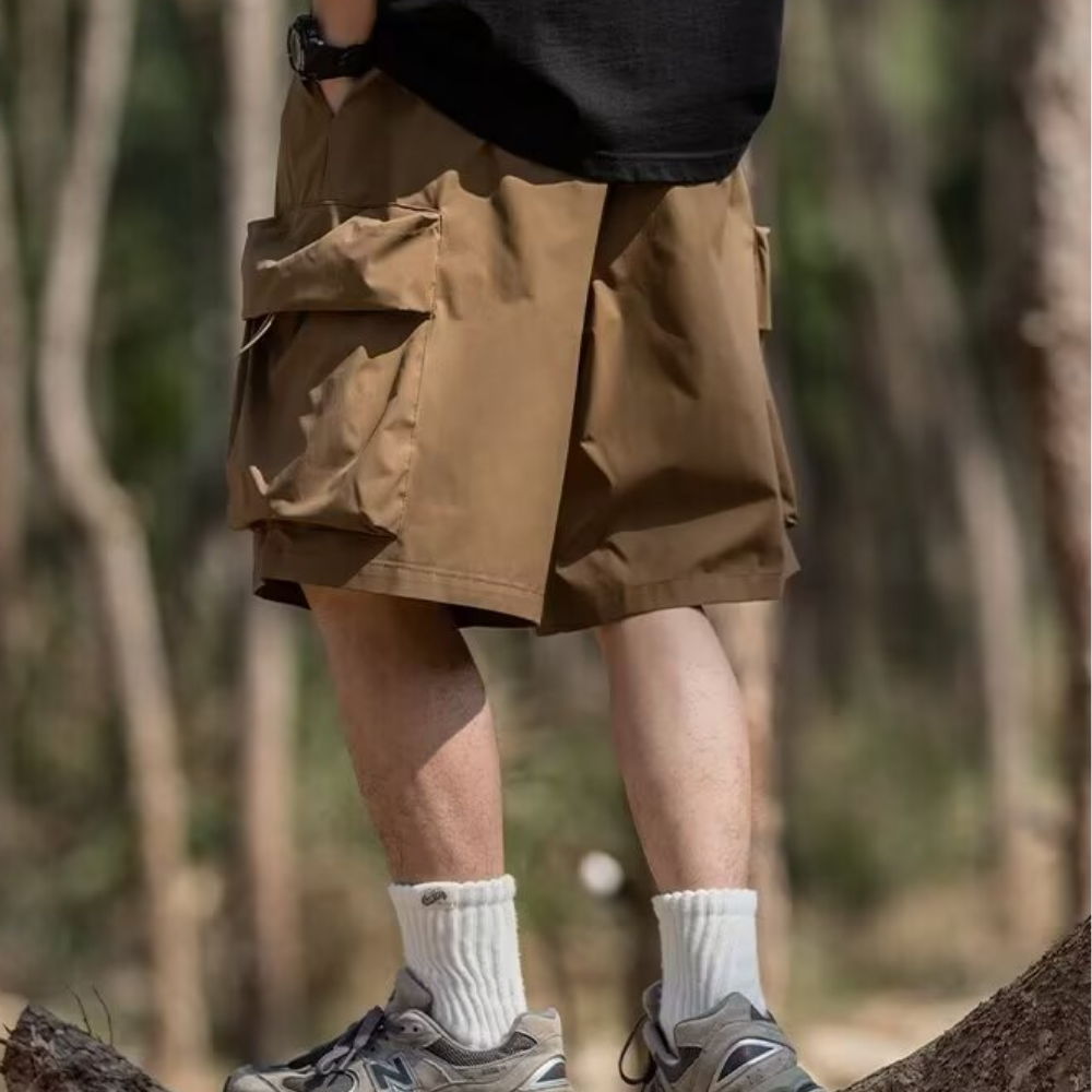 Outdoor Solid Color Cargo Shorts – AokLok (Kclot)