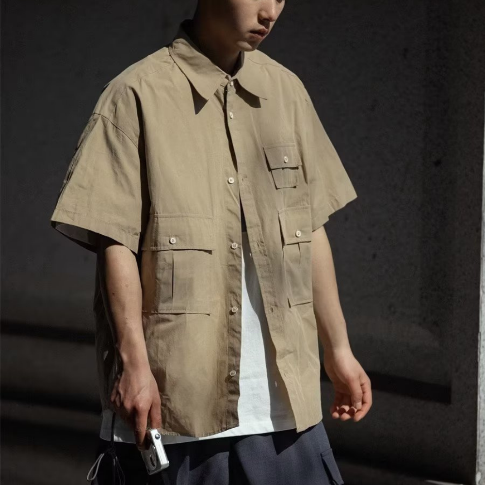 Functional Multi-Pocket Shirt – AokLok (Kclot)