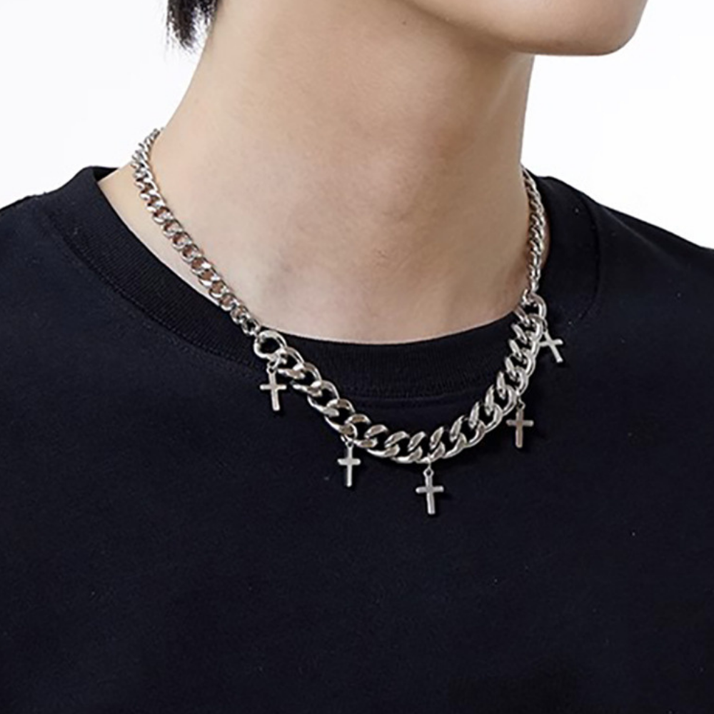 Hip Hop Cross Pendant Necklace – AokLok (Kclot)