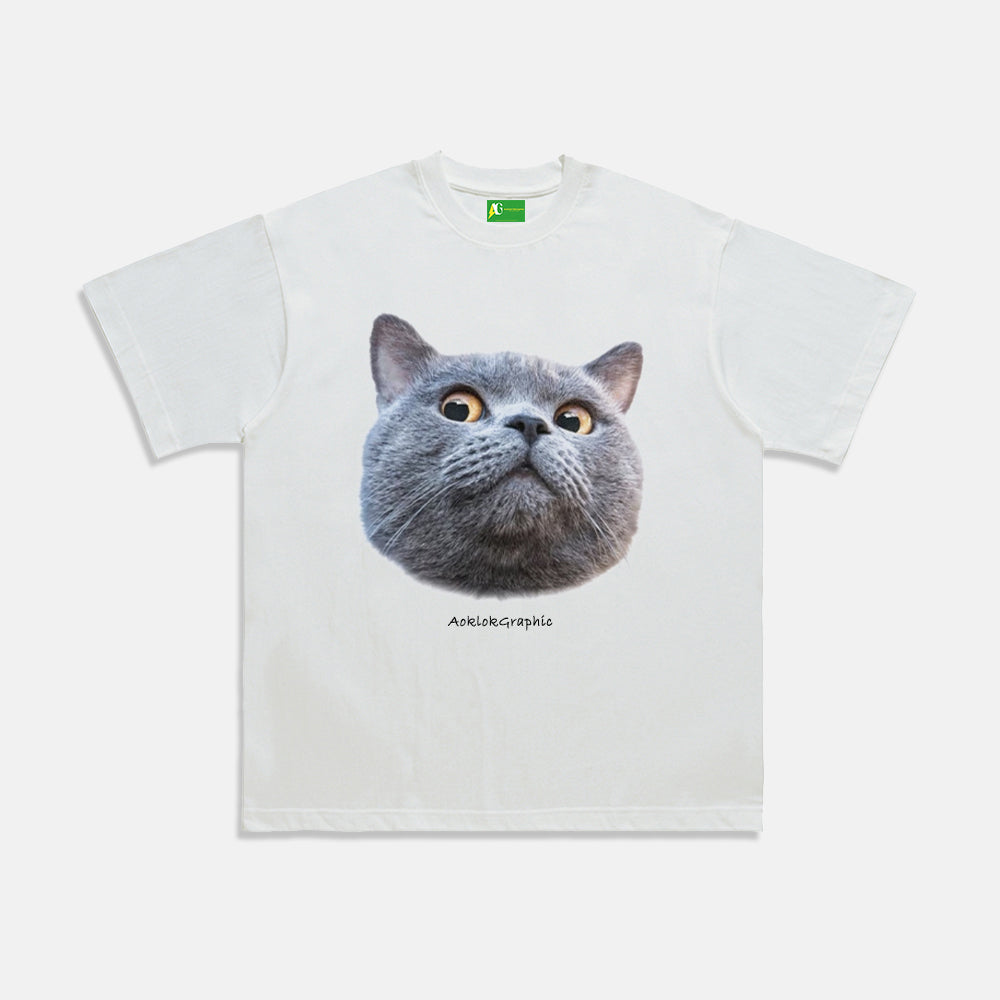 AG®Slant-eyed cat T-Shirt – AokLok (Kclot)