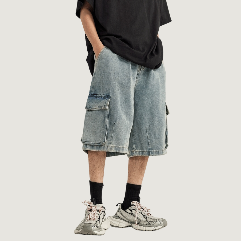 Hip Hop Cargo Denim Shorts – AokLok (Kclot)