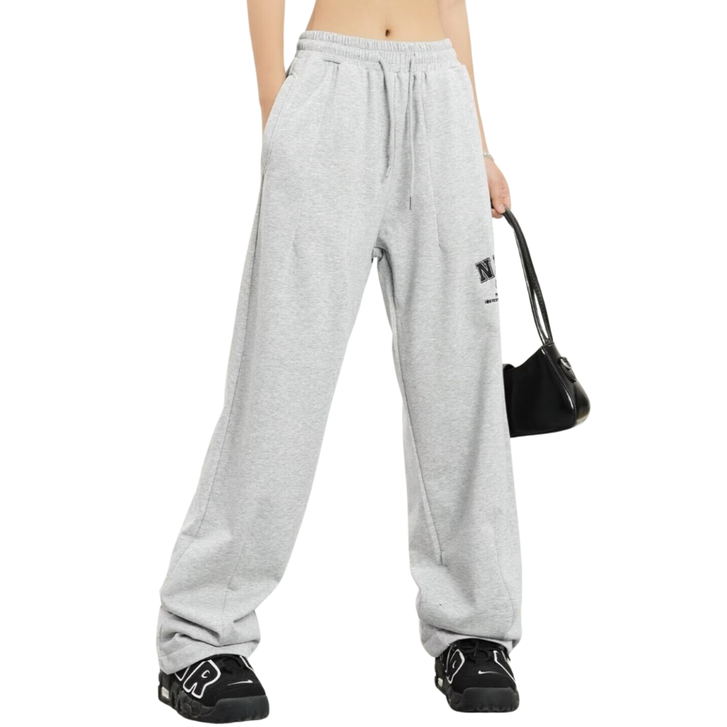 Women's Minimalist Lettering Sweatpants – AokLok (Kclot)