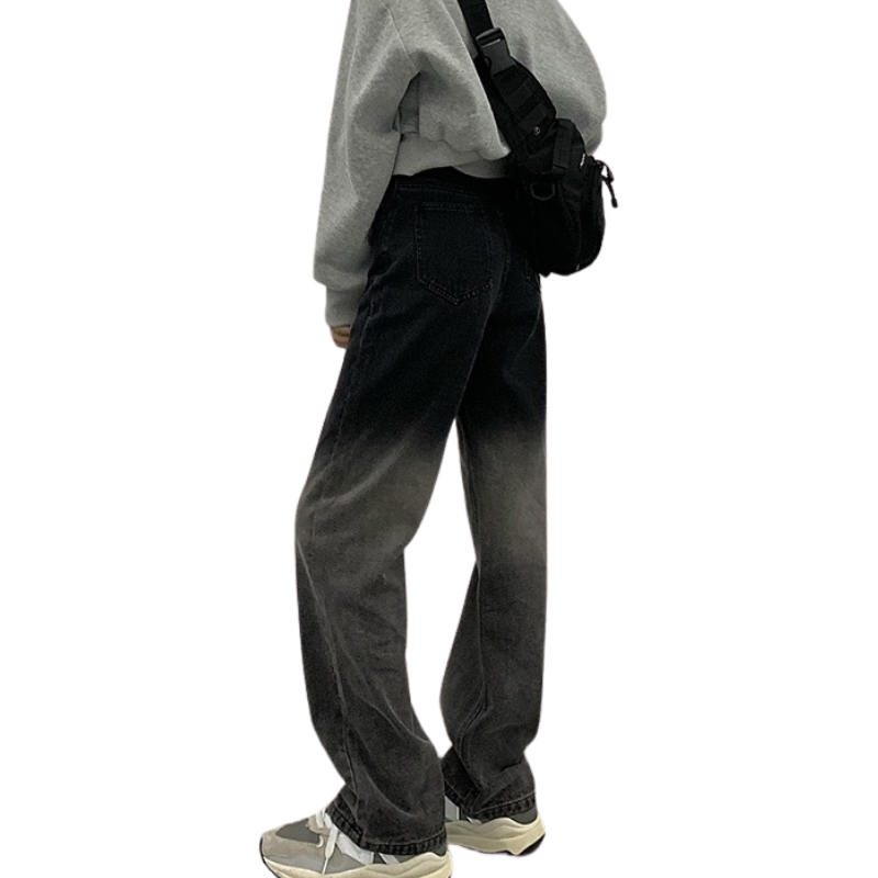 Women Vintage Gradient Jeans – AokLok (Kclot)